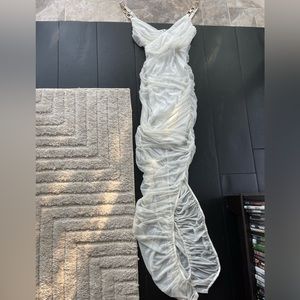 Hera Collection | Dresses | Hera Collection White Long Sheer Dress ...